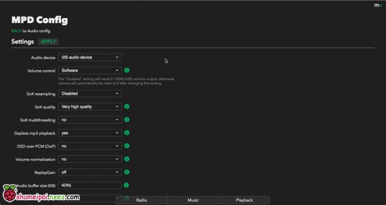 MoodeAudio 音频播放器上手配置 | 树莓派实验室