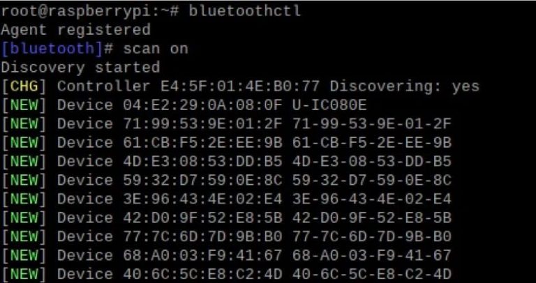 基于树莓派的蓝牙协议抓包 | 树莓派实验室